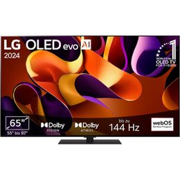 LG OLED-Fernseher »OLED65G49LS« 164 cm/65 ′′ Smart-TV schwarz Neuer leistungsstarker α11 4K AI-Prozessor mit 4K AI Super Upscaling und AI Voice...