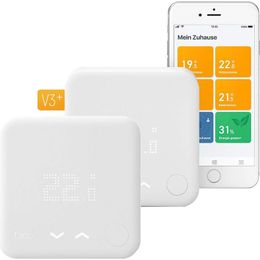 tado Heizk&ouml;rperthermostat &raquo;Starter Kit mit 2 Smarten Thermostaten V3+ (Verkabelt) Fu&szlig;bodenheiz&laquo; 2 Stk. tlg. wei&szlig; Auto-Assist: optional zubuchbar in...