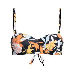 Roxy Bandeau-Bikini-Top »Beach Classics« Anthracite S Island Vibes L - Cup B Cup B L Stoff: Weicher, ,...
