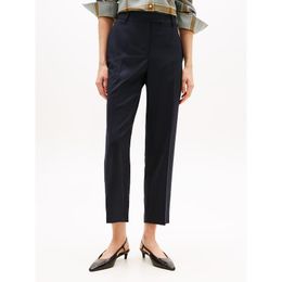 Tommy Hilfiger Anzughose »TIMELESS WOOL SLIM STRT PANT« mit Wolle Black 36 - N-Gr N-Gr 36 Webhose von Tommy Hilfiger Womanswear