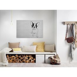A.S. Création A.S. CRÉATION Leinwandbild »tattoo you« Kunst Modern 1 Stk. tlg. Keilrahmen Bild Herz Leinwand-Bild Wohnzimmer modern Wandbild Kinder Farbe...