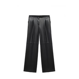 Mango Pleat-Front Pants 'Riga' female Black size 44