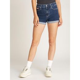 Calvin Klein Jeans Shorts »MID RISE SHORT« mit Umschlagsaum Denim Dark 26 - N-Gr N-Gr 26 Shorts von CALVIN KLEIN