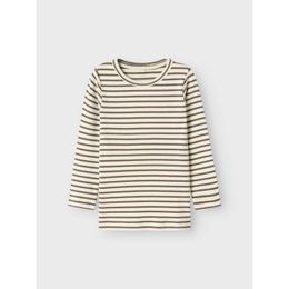 name it Langarmshirt »NMNBANI LS XSL TOP NOOS« Ringel-Look in toller Rippen-Qualität Bungee Cord 92 92 Langarmshirt von name it