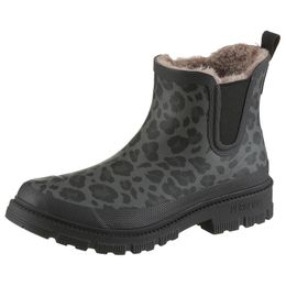 VERBENAS Chelseaboots »Lua Mate« Gummistiefelette, Schlupfboots, Winterboots in Leo-Optik schwarz-leo 37 37 Winterlicher Boots mit seitlichem Stretch