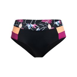 Roxy Bikini-Hose »Active« Anthracite Floral Flow M - US-Größen US-Größen M Stoff: leistungsstarkes, ultraweiches und...