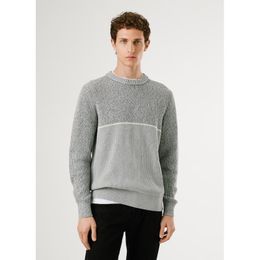 Pepe Jeans Herren Strickpullover &raquo;PENN&laquo; mit Rundhals grau L