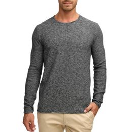 INDICODE Rundhalspullover »Kristian« Charcoal XXL XXL Pullover von INDICODE