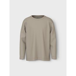 name it Langarmshirt »NMMVOBBO LS NREG TOP NOOS« in Basic-Form Pure Cashmere 122 (128) 122 (128) Langarm T-Shirt, ideal für kühlere Tage