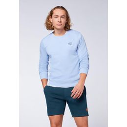 Chiemsee Sweatshirt Brunnera Blue M (48/50) M (48/50) Chiemsee Herren-Sweater mit Logo-Akzent