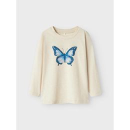 name it Langarmshirt &raquo;NMFDEMMI LS TOP&laquo; Peyote Melange 116 116 Shirt von name it f&uuml;r M&auml;dchen
