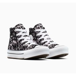 Sneaker Converse "CHUCK TAYLOR ALL STAR EVA LIFT", Gr. 27, frozen thistle, weiß, schwarz, Textil, Schuhe