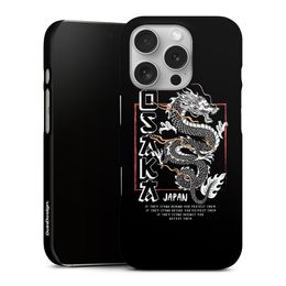 DeinDesign iPhone 16 Pro Handy Premium Case Smartphone Handyh&uuml;lle Schutzh&uuml;lle matt Ocean Dragon Japan Premium Case