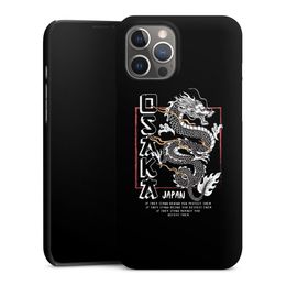 DeinDesign iPhone 12 Pro Max Handy Premium Case Smartphone Handyh&uuml;lle Schutzh&uuml;lle matt Ocean Dragon Japan Premium Case