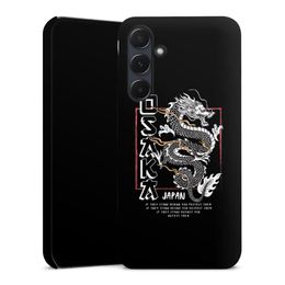 DeinDesign Galaxy A55 5G Handy Premium Case Smartphone Handyh&uuml;lle Schutzh&uuml;lle matt Ocean Dragon Japan Premium Case