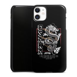 DeinDesign iPhone 11 Handy Premium Case Smartphone Handyh&uuml;lle Schutzh&uuml;lle gl&auml;nzend Japan Dragon Ocean Premium Case