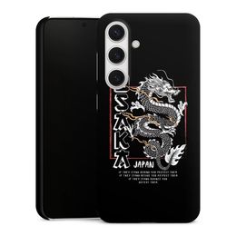 DeinDesign Galaxy S24 Handy Premium Case Smartphone Handyh&uuml;lle Schutzh&uuml;lle matt Ocean Dragon Japan Premium Case