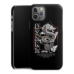 DeinDesign iPhone 12 Pro Handy Premium Case Smartphone Handyh&uuml;lle Schutzh&uuml;lle matt Ocean Dragon Japan Premium Case