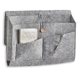 Aufbewahrungstasche zeller PRESENT "Couch-Organizer, Filz, grau", grau, B:40cm H:7cm T:30cm, Filz, Taschen