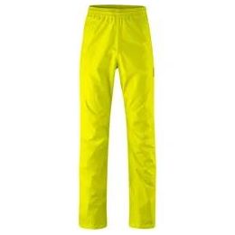 Regenhose Gonso "Save Pants M", Herren, Gr. Normalgrößen, gelb (neongelb), 100% Polyester, Hosen Funktionshose Outdoorhose Regenhose, wasserdichte Überhose, Fahrradhose winddicht, getapete Nähte, Semi Fit
