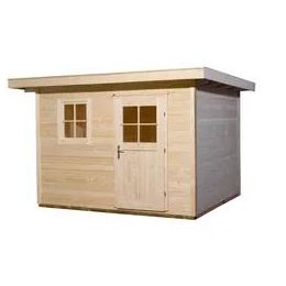Gartenhaus Weka "170 Gr.3 natur", beige (naturbelassen), Fußboden im Gartenhaus, ohne Rück- und Seitenwand, Gartenhäuser