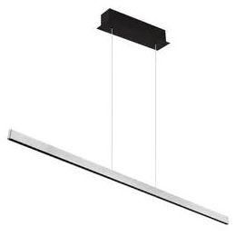 Globo LIGHTING LED-Hängeleuchte "DENTSY", silber (edelstahlfarben), 1, H: 120cm, 1 Stk., Leuchten, Höhenverstellbar, Stufenloser Touchdimmer, Touch Ein/Aus, Esszimmer