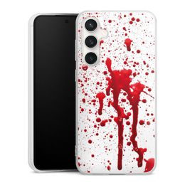 DeinDesign Galaxy S23 FE Handy Silikon Hülle Case transparent Handyhülle Blood Halloween Gothic Silikon Case