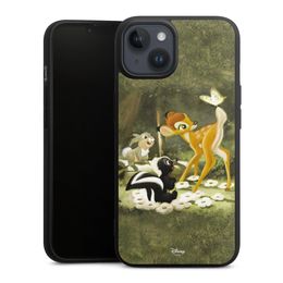 DeinDesign iPhone 14 Plus Handy Premium Silikon Hülle Handyhülle schwarz Case Official Licensed Product Bambi Disney Silikon Premium Case