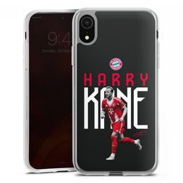 DeinDesign iPhone Xr Handy Silikon H&uuml;lle Case transparent Handyh&uuml;lle Fc Bayern M&uuml;nchen Official Licensed Product Harry Kane Silikon Case