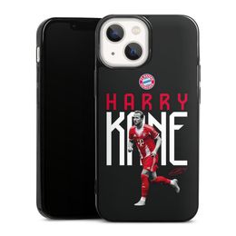 DeinDesign iPhone 13 Mini Handy Slim Case extra d&uuml;nn Silikon Handyh&uuml;lle schwarz H&uuml;lle Fc Bayern M&uuml;nchen Official Licensed Product Harry Kane Silikon Slim Case