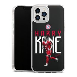 DeinDesign iPhone 13 Pro Max Handy Silikon H&uuml;lle Case transparent Handyh&uuml;lle Fc Bayern M&uuml;nchen Official Licensed Product Harry Kane Silikon Case