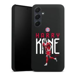 DeinDesign Galaxy A55 5G Handy Premium Case Smartphone Handyh&uuml;lle Schutzh&uuml;lle gl&auml;nzend Fc Bayern M&uuml;nchen Official Licensed Product Harry Kane Premium Case
