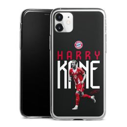 DeinDesign iPhone 11 Handy Slim Case Silikon Handyh&uuml;lle transparent H&uuml;lle extra d&uuml;nn Harry Kane Fc Bayern M&uuml;nchen Official Licensed Product Silikon Slim Case