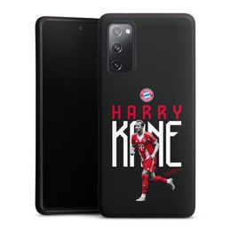 DeinDesign Galaxy S20 FE Handy Premium Silikon H&uuml;lle Handyh&uuml;lle schwarz Case Harry Kane Official Licensed Product Fc Bayern M&uuml;nchen Silikon Premium Case