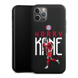 DeinDesign iPhone 12 Pro Handy Silikon H&uuml;lle Case schwarz Handyh&uuml;lle Harry Kane Official Licensed Product Fc Bayern M&uuml;nchen