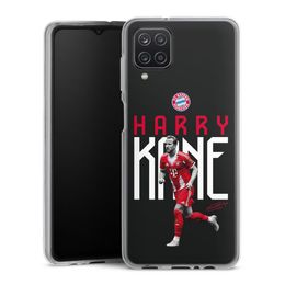 DeinDesign Galaxy A12 Handy Silikon H&uuml;lle Case transparent Handyh&uuml;lle Harry Kane Official Licensed Product Fc Bayern M&uuml;nchen Silikon Case