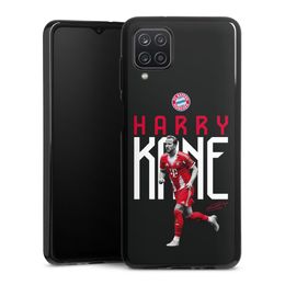 DeinDesign Galaxy A12 Handy Silikon H&uuml;lle Case schwarz Handyh&uuml;lle Harry Kane Official Licensed Product Fc Bayern M&uuml;nchen