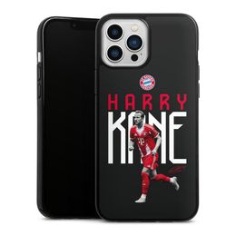 DeinDesign iPhone 13 Pro Max Handy Silikon H&uuml;lle Case schwarz Handyh&uuml;lle Fc Bayern M&uuml;nchen Official Licensed Product Harry Kane