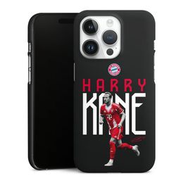 DeinDesign iPhone 14 Pro Handy Premium Case Smartphone Handyh&uuml;lle Schutzh&uuml;lle matt Fc Bayern M&uuml;nchen Official Licensed Product Harry Kane Premium Case