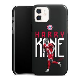 DeinDesign iPhone 12 Handy Premium Case Smartphone Handyh&uuml;lle Schutzh&uuml;lle gl&auml;nzend Fc Bayern M&uuml;nchen Official Licensed Product Harry Kane Premium Case