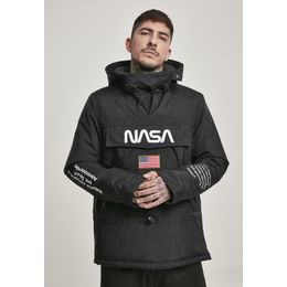 Mister Tee Jacke 'Nasa' Herren Gr&ouml;&szlig;e M rot / schwarz / wei&szlig;