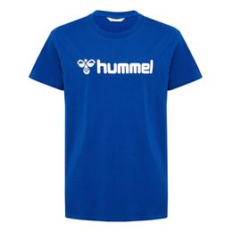 Hummel T-Shirt 'Go 2.0' Jungen Gr&ouml;&szlig;e 140 kobaltblau / wei&szlig;
