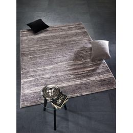 Teppich OCI DIE TEPPICHMARKE "Beauty Travel" Gr. 2, braun (cappuccino), B:80cm H:13mm L:150cm, Kunstfaser, Teppiche, Besonders weich durch Microfaser, Wohnzimmer
