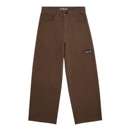 s.Oliver Hose Jungen Gr&ouml;&szlig;e 134 braun / schwarz / wei&szlig;
