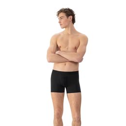 Boxershorts Mey "Softball", Herren, Gr. 7 (XL), schwarz, Obermaterial: 57% Baumwolle, 38% Polyester, 5% Elasthan, körpernah, Unterhosen, Klassischer Sitz, kurzes Bein