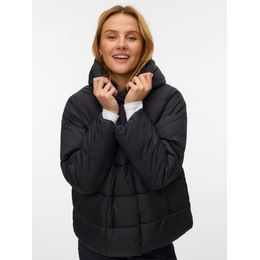 Véro Moda Steppjacke VERO MODA "VMBELINDA SHORT JACKET GA NOOS", Damen, Gr. M, schwarz, Web, Obermaterial: 100% Polyamid, unifarben, normal, Jacken