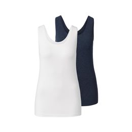 Tchibo - 2 Hemdchen - Damen - Gr. XXL - dunkelblau