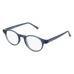 Fielmann MC 616 CL MADDOX Brille Unisex | Fassung: Vollrand, Panto, Blau Transparent