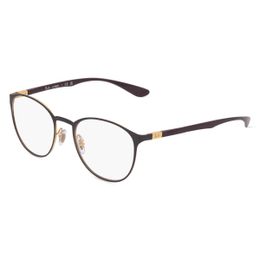 Ray-Ban RX6355 Brille Unisex | Fassung: Vollrand, Panto, Grau Dunkel