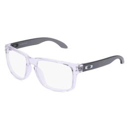 Oakley OX8156 Brille Herren | Fassung: Vollrand, Quadratisch, Kristall Gl&auml;nzend